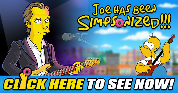 Joe Bonamassa | The Simpsons | Joe has been "Simpsonized"